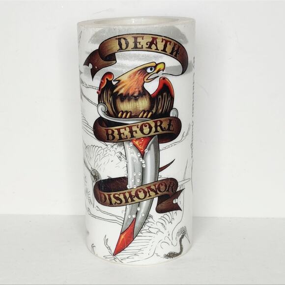 Ed Hardy | Accents | Y2k Ed Hardy Christian Audigier Pillar Candle ...